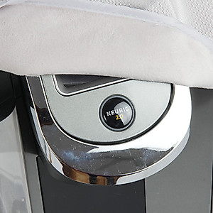 Hermitshell Dust Proof Cover with Soft Velvet Lining for Keurig K500 Coffee Maker Single Serve 2.0 Brewing System (Gray)