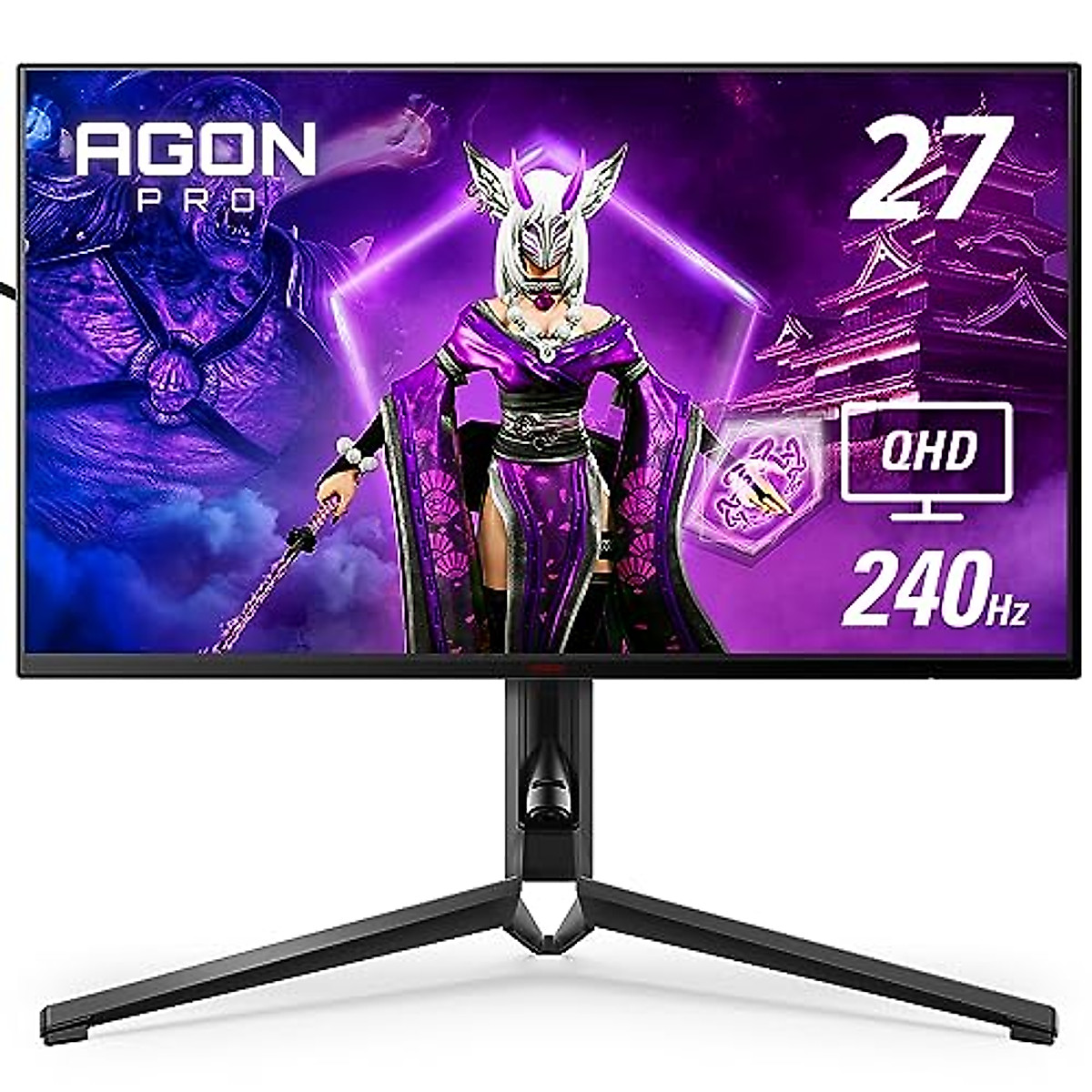 AOC Agon PRO AG274QG 27" Tournament Gaming Monitor, QHD 2K 2560x1440, 240Hz 1ms, G-SYNC Ultimate, PS5 Xbox Switch, Black
