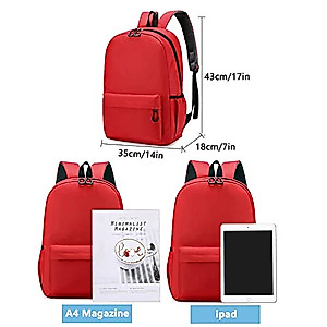 Anime Backpacks Lightweight Bookbag Multi-Functional Packsack Travel Daypack, -3