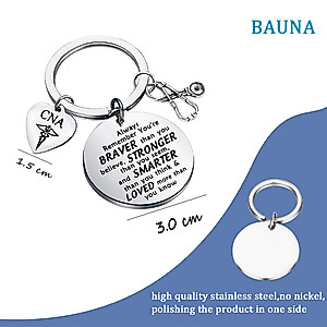 BAUNA Keychain Nursing Assistant Gift Inspiration Jewelry For Medical Student