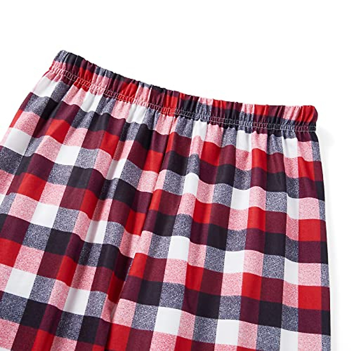 LEZDUEER Matching Family Pajamas Sets Christmas PJ's Jammies Matching Holiday Organic Cotton Pajamas Sleepwear for Family (Christmas Pajamas, Women-L, XmasPjs#046)