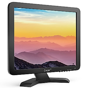 15" Touchscreen Monitor, LED TFT Touch Screen Display LED Monitor 1024x768 Resolution VGA for PC/POS Cashier Retail Restaurant Bar Coffee Store Menu Order Point of Sale