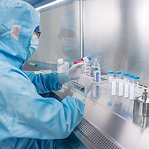 Baluue 50pcs Plastic Test Tubes Screw Caps Small Bottle Vial Storage Sputum Sample Vial Container for Lab Specimen Organizer 25ml