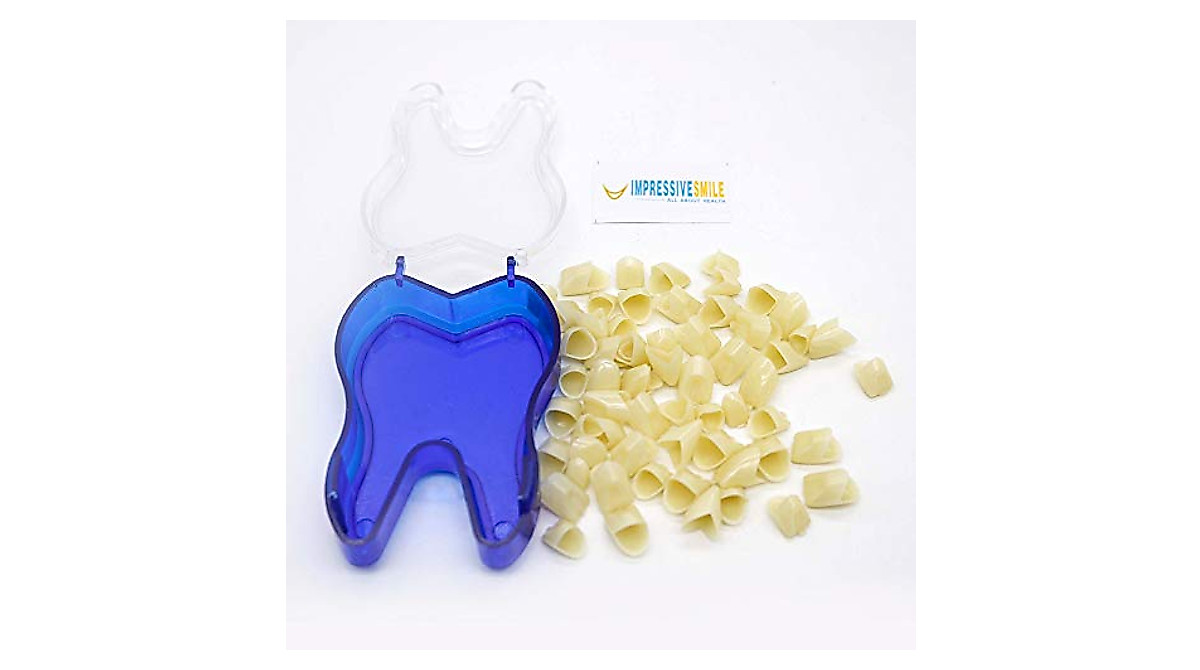 100 PCS Mixed Dental Temporary Crown Kit - Fast Placement