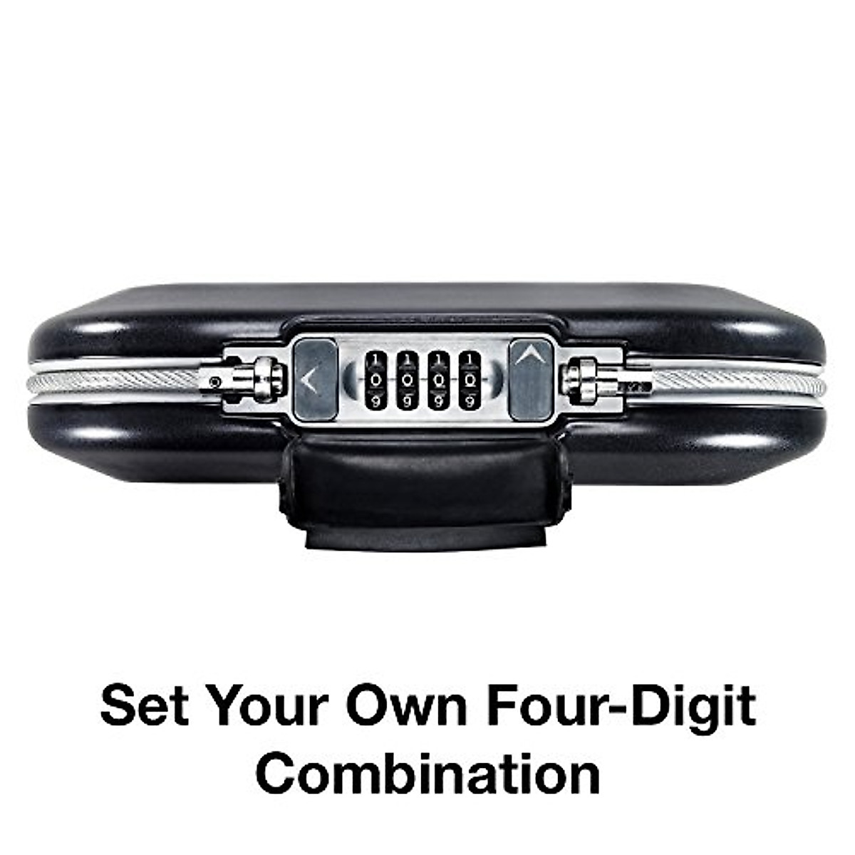 Master Lock Portable Small Lock Box, Set Your Own Combination Lock Portable Safe, Personal Travel Safe, 5900D