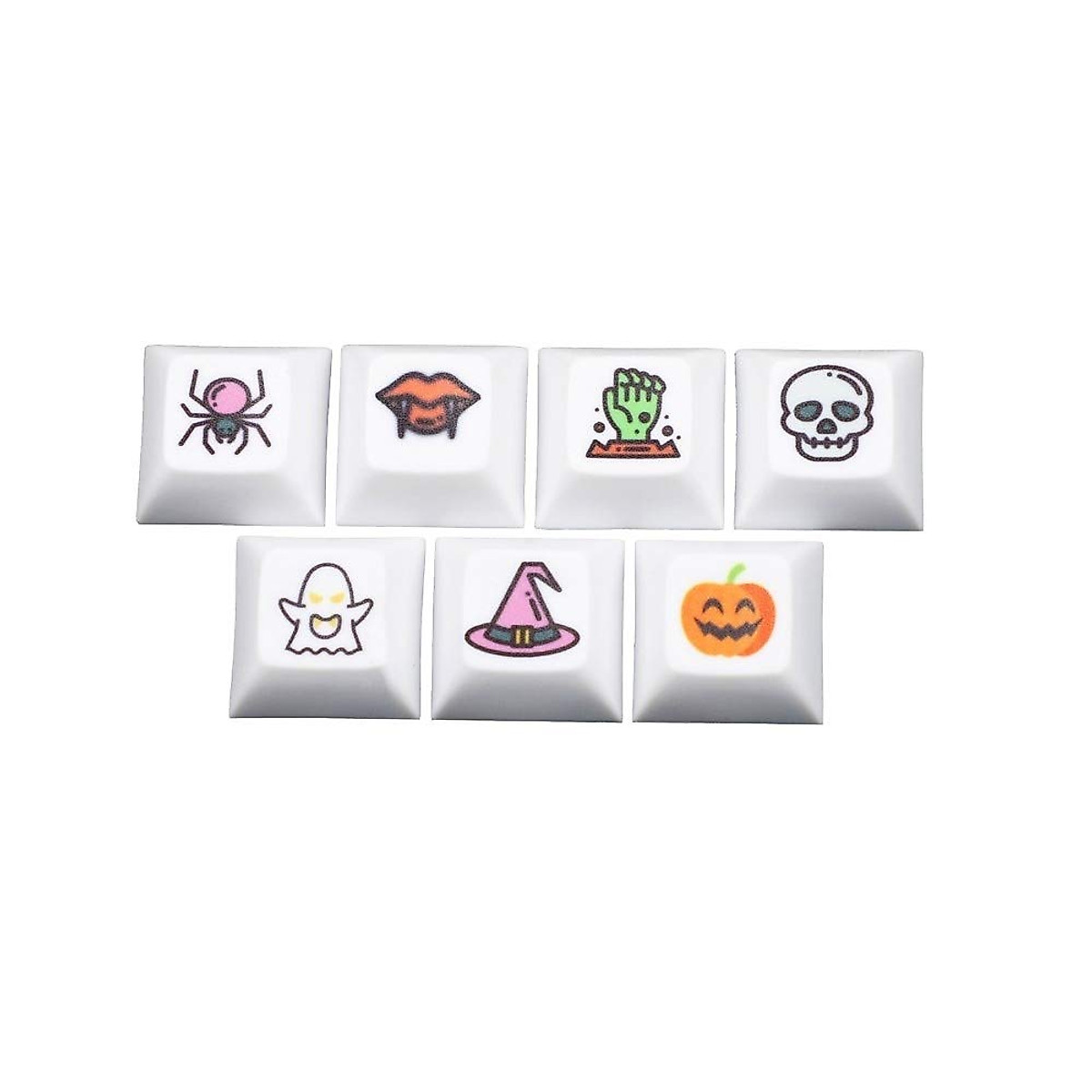 108 Key Mechanical Keyboard Dye Sub White Keycaps Love Animal Cartoon Food for MX Mechanical Gaming Keyboard (Color : Cartoon)