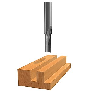 BOSCH 85208M 1/16 In. x 3/16 In. Solid Carbide 1-Flute Straight Bit