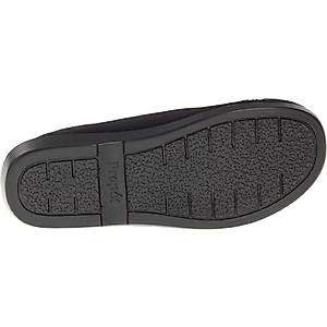 Propét Womens Cush 'N Foot Slipper, Black, 9 US