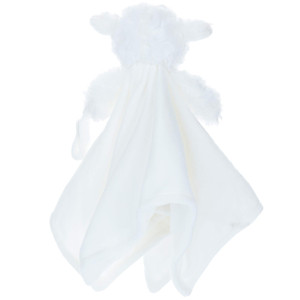 Carter's Lamb Plush Stuffed Animal Snuggler Blanket - White