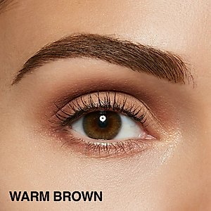 Maybelline Brow Ultra Slim Defining Eyebrow Makeup Mechanical Pencil With 1.55 MM Tip And Blending Spoolie For Precisely Defined Eyebrows, Warm Brown, 0.003 oz.