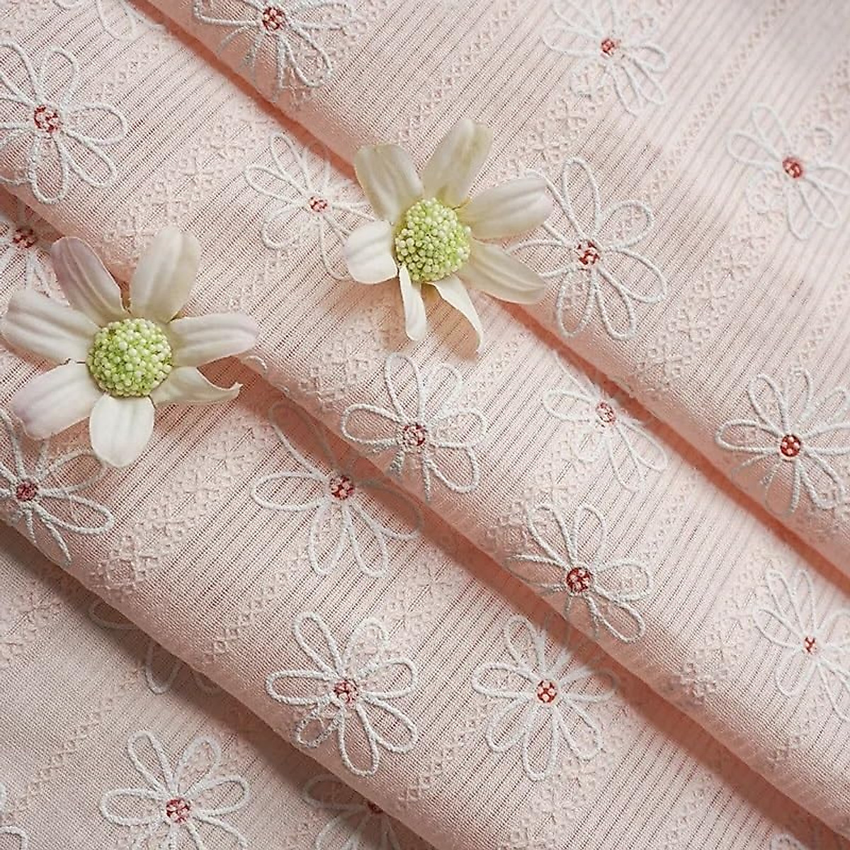 XMTXZYM 5 Meter Printed Jacquard Fabric Curtain Tablecloth Dress Children's Clothing Handmade DIY Fabric
