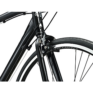 Schwinn Phocus 1400 Adult Road Bike, Mens and Womens, 14-Speed Drivetrain, 53cm/Large Aluminum Frame, 700c Wheels, Drop Bar Handlebars, Black