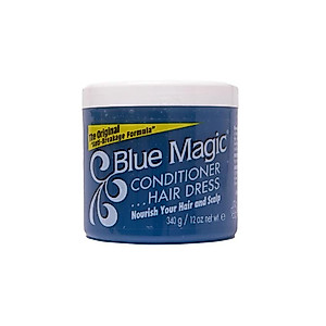 Blue Magic Conditioner Hairdress 12 Ounce Jar (354ml) (3 Pack)