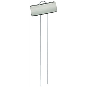 GardenMate 50-Pack Weatherproof Large Zinc Metal Plant Labels, Height 11.5", Label Area 3 1/2 x 1 1/4"