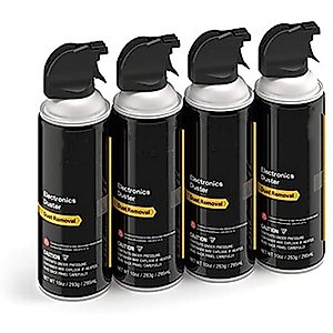 MyOfficeInnovations 24401449 Air Duster, 10 Oz, 4/Pack (NX57583)
