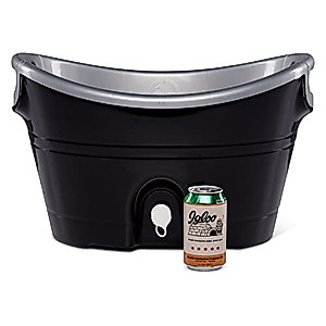 Igloo Party Bucket Cooler Black/Silver, 20 quart