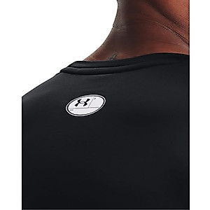 Under Armour Men's ColdGear Armour Fitted Crew, Black (001)/White, X-Large