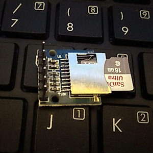 DAOKI 5Pcs TF Micro SD Card Module Memory Shield Module Micro SD Storage Expansion Board Mini Micro SD TF Card with Pins for Arduino ARM AVR with Dupont Wire