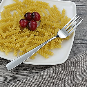 HOMMP 16-Piece Stainless Steel Dinner Forks, 8.27-INCH