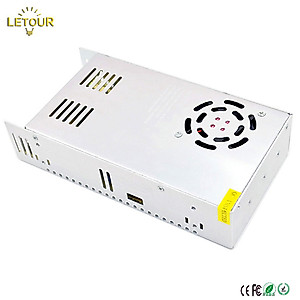 12V DC Power Supply 30A AC 96V-240V Converter Adapter Universal Regulated Switching Power Supply 12Volt 360W LED Power Supply for LED Strip,CCTV, Radio, Computer Project (12V 30A 360W)