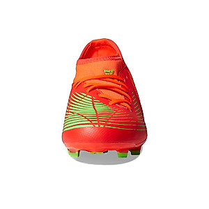 adidas Unisex-Child Edge.3 Predator Firm Ground Solar Red/Solar Green/Black 3.5 Big Kid