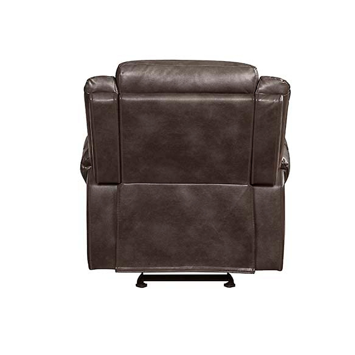 Acme Furniture Leather Motion Recliner with Tight Back and Seat, Brown