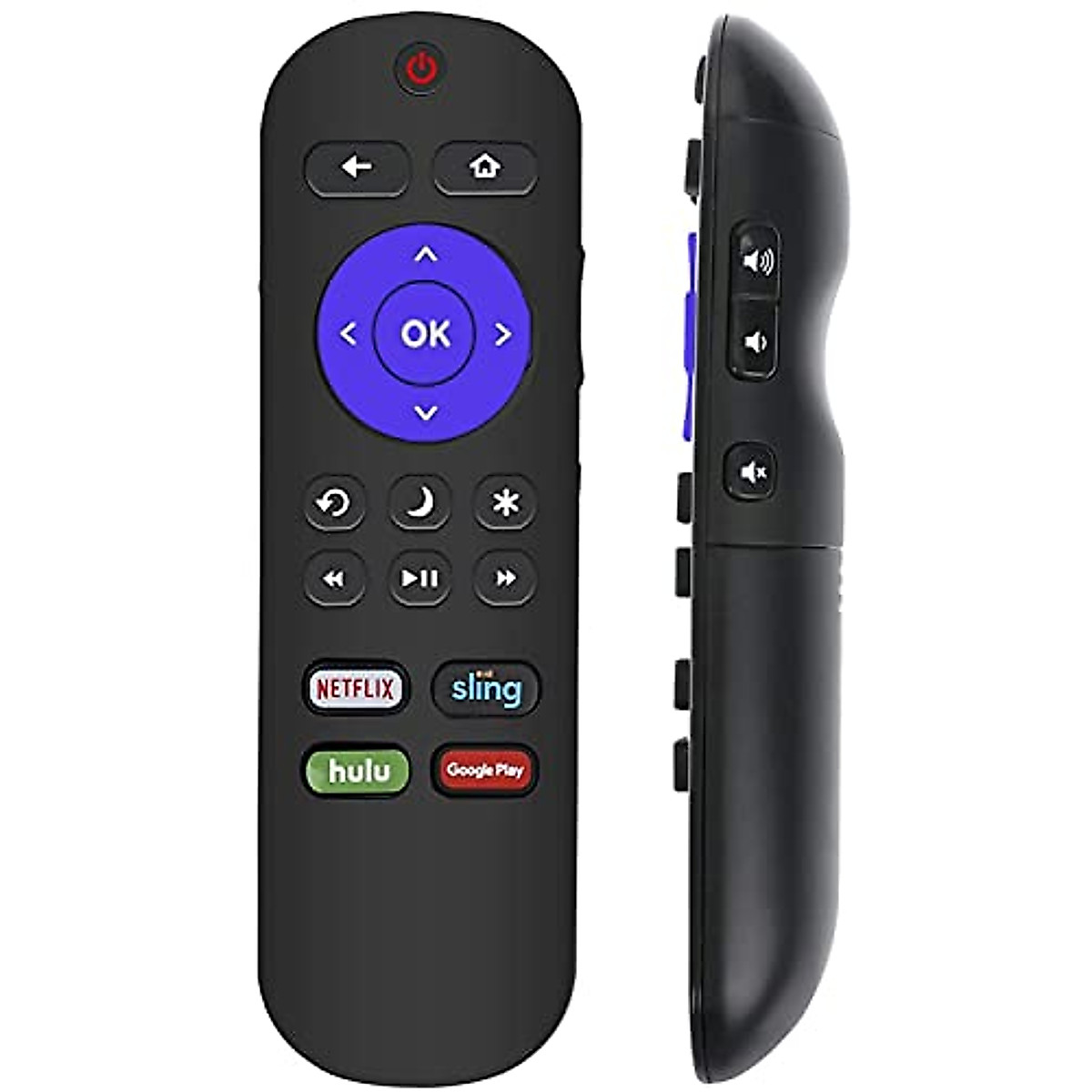 Universal Replacement for Insignia Roku TV Remote, Compatible with All Insignia TV NSRCRUS17 NS-32DR420NA16 NS-43DR620CA18 NS-48DR510NA17 NS-49DR420NA18 NS-50DR710NA17 NS-55DR710NA17 NS-65DR620NA18