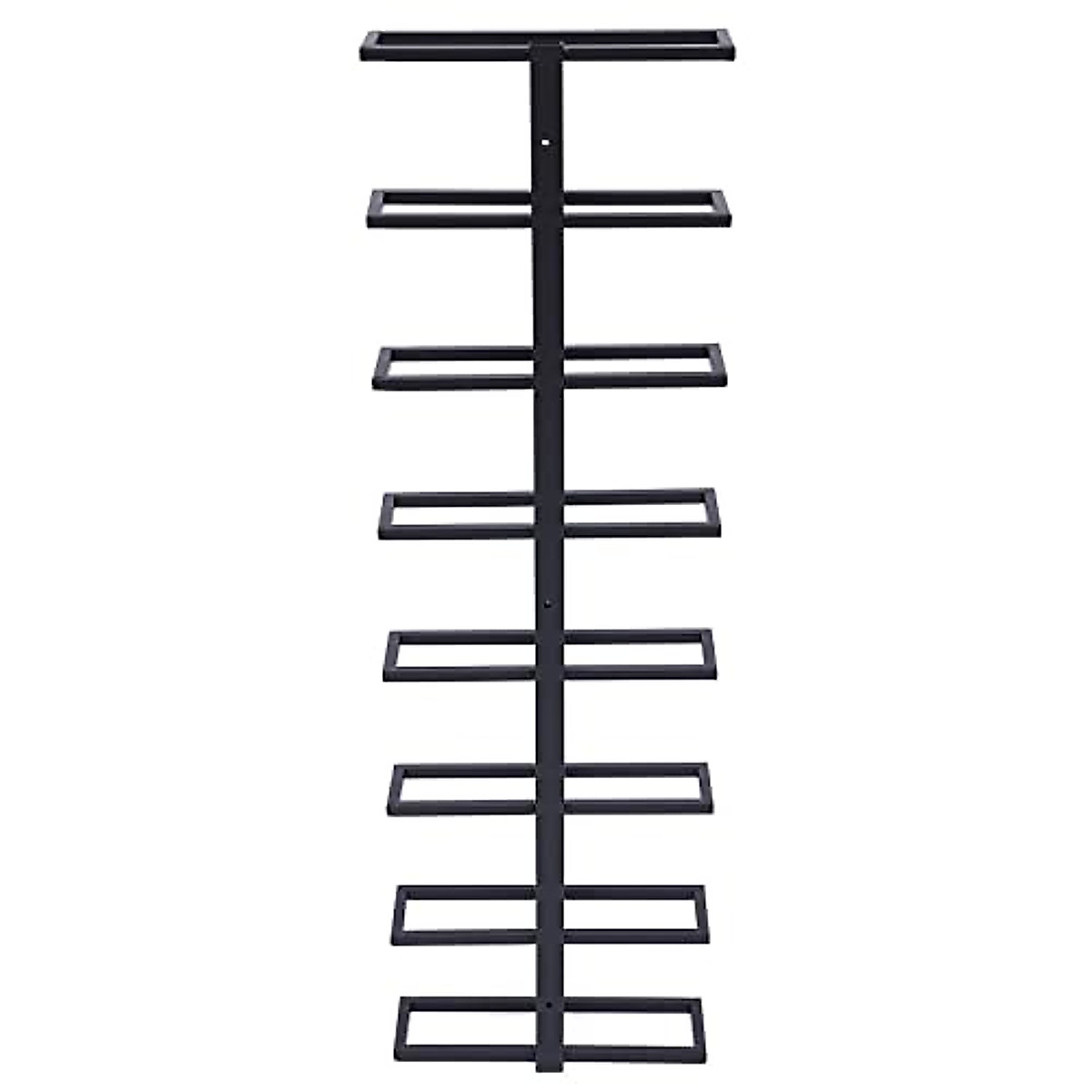 ETKEGHIP Wall Mount Wine Rack Organizer for 8 Bottles, Retro Wine Rack Home Decor Wine Storage Display Holder for Kitchen Pantry Dining Room Bar Wine Cellar