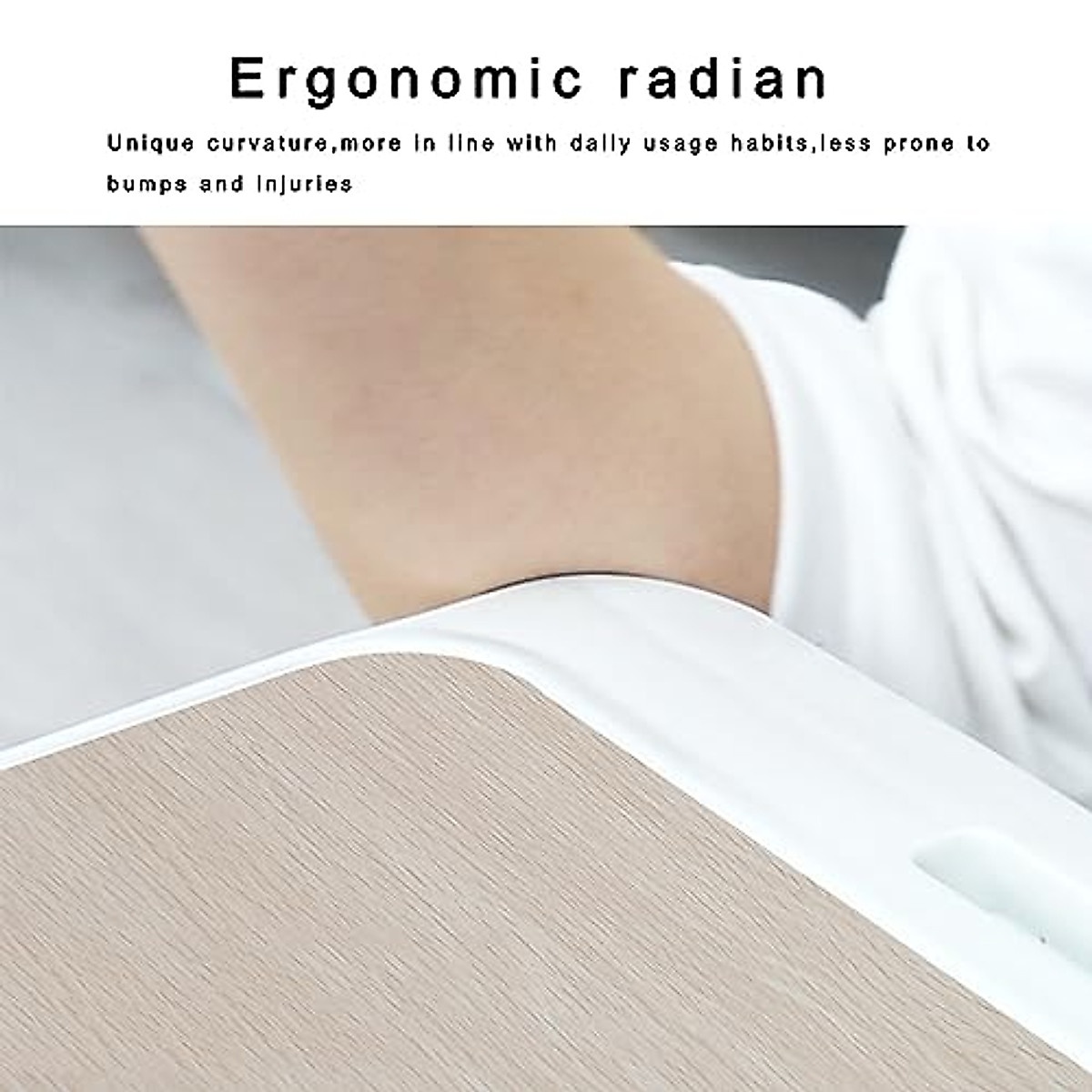 GEIRONV Movable Computer Desk, Bedroom Reading Learning Small Table with Drawers and Bookshelf Adjustable Multifunctional Folding Table (Color : White, Size : 60x40CM)