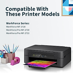 OINKWERE Remanufactured 702XL Ink Cartridge Replacement for Epson 702XL T702XL 702 T702 to use with Workforce Pro WF-3720 WF3720 WF-3733 WF3733 WF3730 Printer(Black Cyan Magenta Yellow,4 Pack)