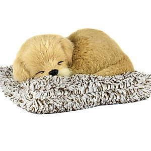 Perfect Petzzz - Mini Baby Golden Retriever, Stuffed Animals for Girls and Boys, Dog Toys for Kids and Elderly, Battery-Operated Live Pet Toys, Companion Realistic Dog Calming Toys with Synthetic Fur