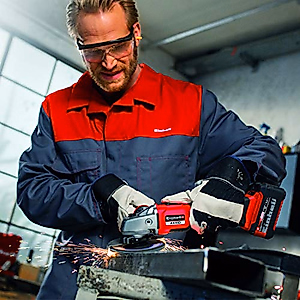 Einhell Axxio Power X-Change 18-Volt Cordless 5-Inch, Brushless Mmotor, 8500 RPM, Angle Grinder/Cutoff Tool for Grinding and Cutting, w/Quick Adjust Disc Guard