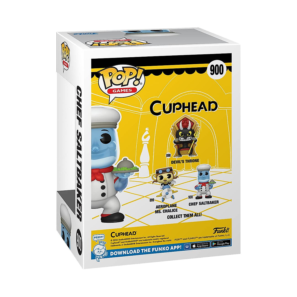 Funko Pop! Games: Cuphead - Chef Saltbaker with Chase (Styles May Vary)