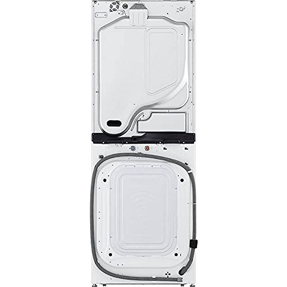 LG WKEX200HWA Compact 2 in 1 Laundry and Dryer Combo 27 Inch Washing machine 6 cycles, Laundry Center, Energy Star Certified, Washtower, Wrinkle Free, Wifi and Turbosteam technology with sensor for house and apartment in white