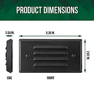 GKOLED 12V LED Step Light Fixture - Durable Waterproof Outdoor Lighting