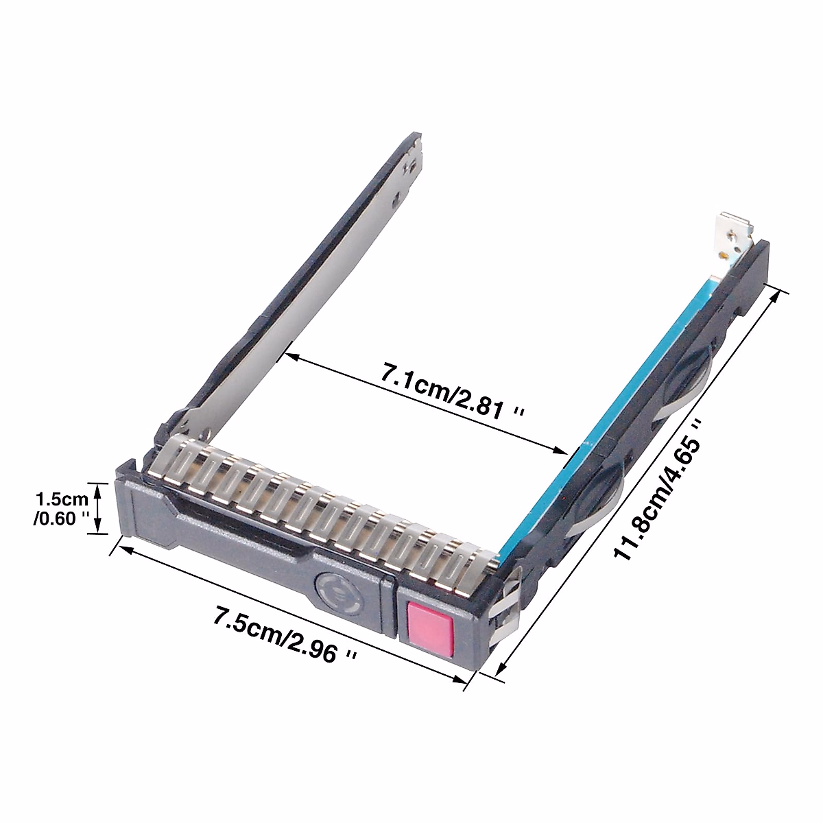 Pack-4 2.5" SAS SATA SFF SAS Drive Tray Caddy 651687-001 651699-001 Compatible for HP Gen8 Gen9 G8 G9 ML350p DL360e DL320e DL380e SL270 sL230