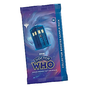 Magic The Gathering Doctor Who Commander Deck – Paradox Power (100-Card Deck, 2-Card Collector Booster Sample Pack + Accessories)