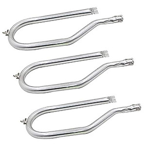Dongftai SA080A (3-Packe) 16 1/2'' Stainless Steel Burner Replacement for Kirkland 720-0108, Nexgrill 720-0011, 720-0047-U 720-0010, 720-0011, 720-0013
