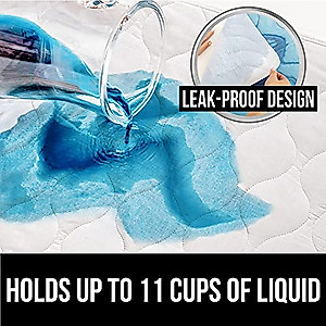 Gorilla Grip Mattress Grip Pad and Incontinence Pad, Mattress Gripper Size Twin, Incontinence Pad Size 52x44 in White, 2 Item Bundle