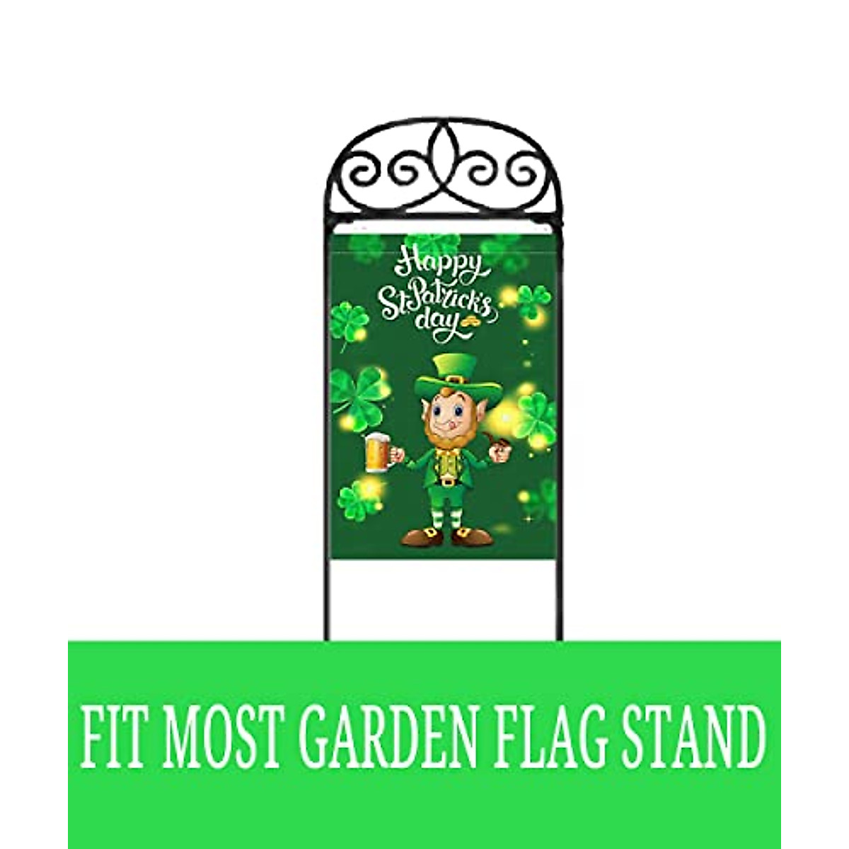 Tinuos St. Patrick's Day Garden Flag 12.5 x 18 Inches (Style one)