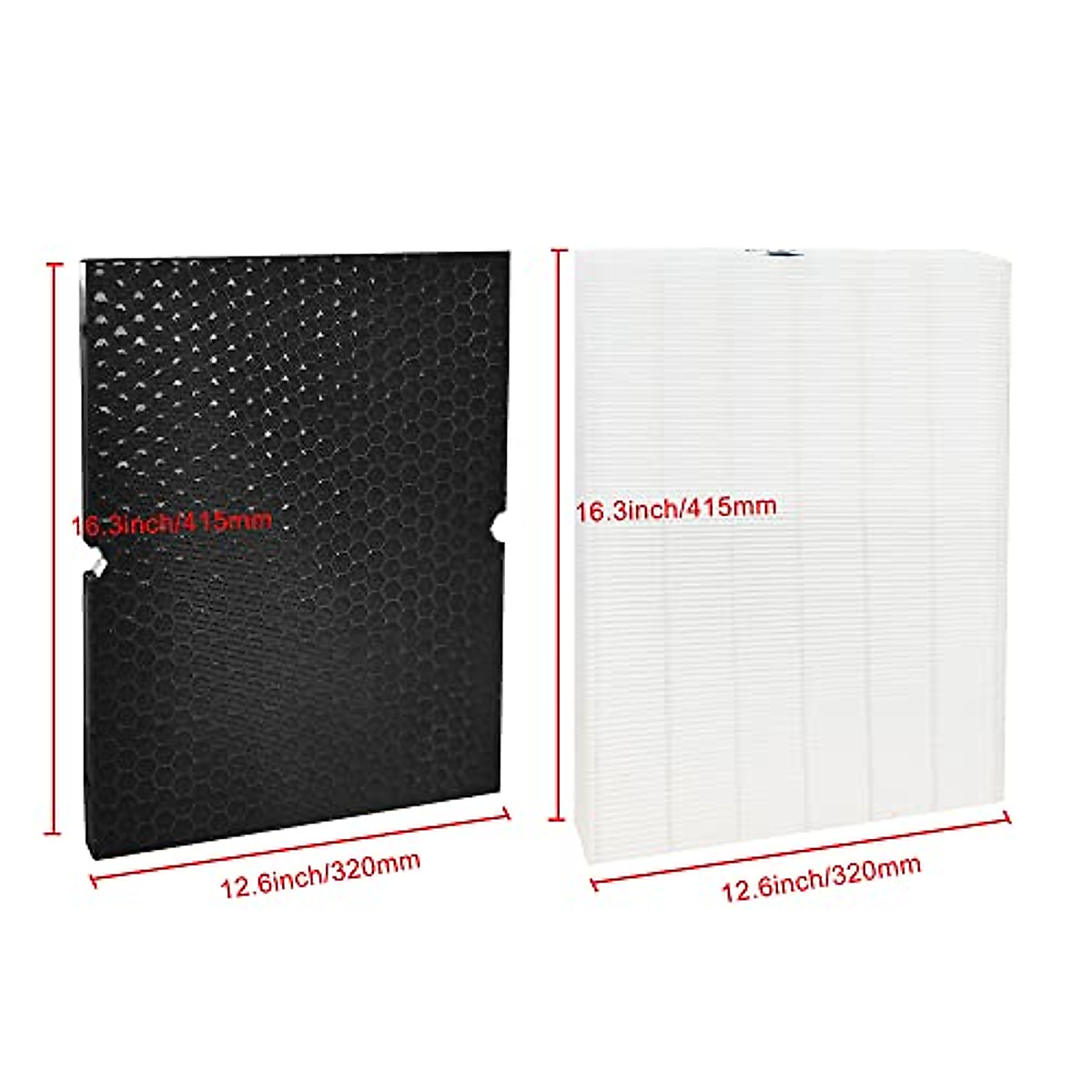 IZSOHHOME Compatible with Winix 5500-2 Air Purifier and Model AM80,Part# Winix 116130, H13 Filter,2+2True HEPA(2 Sets)