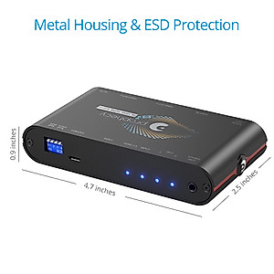 gofanco Prophecy Intelligent 4K 120Hz 1x2 HDMI Splitter – 4K @120Hz, 40Gbps, VRR, ALLM, CEC, Downscale/Upscale, Audio Extraction, EDID Management, Firmware Upgradable, TAA Compliant (PRO-HD21Split2P)