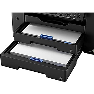 Epson Workforce Pro WF-7840 Wide-Format All-in-One Wireless Color Inkjet Printer, Black - Print Scan Copy Fax - 4.3" LCD, 25 ppm, 4800x2400 dpi, 13"x19", 50-Sheet ADF, Auto 2-Sided Printing, Ethernet