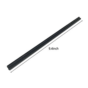 10 Pairs Fiberglass Chopsticks, Reusable Chopsticks, 9.3 inches Dishwasher Safe, Non-Slip, Black