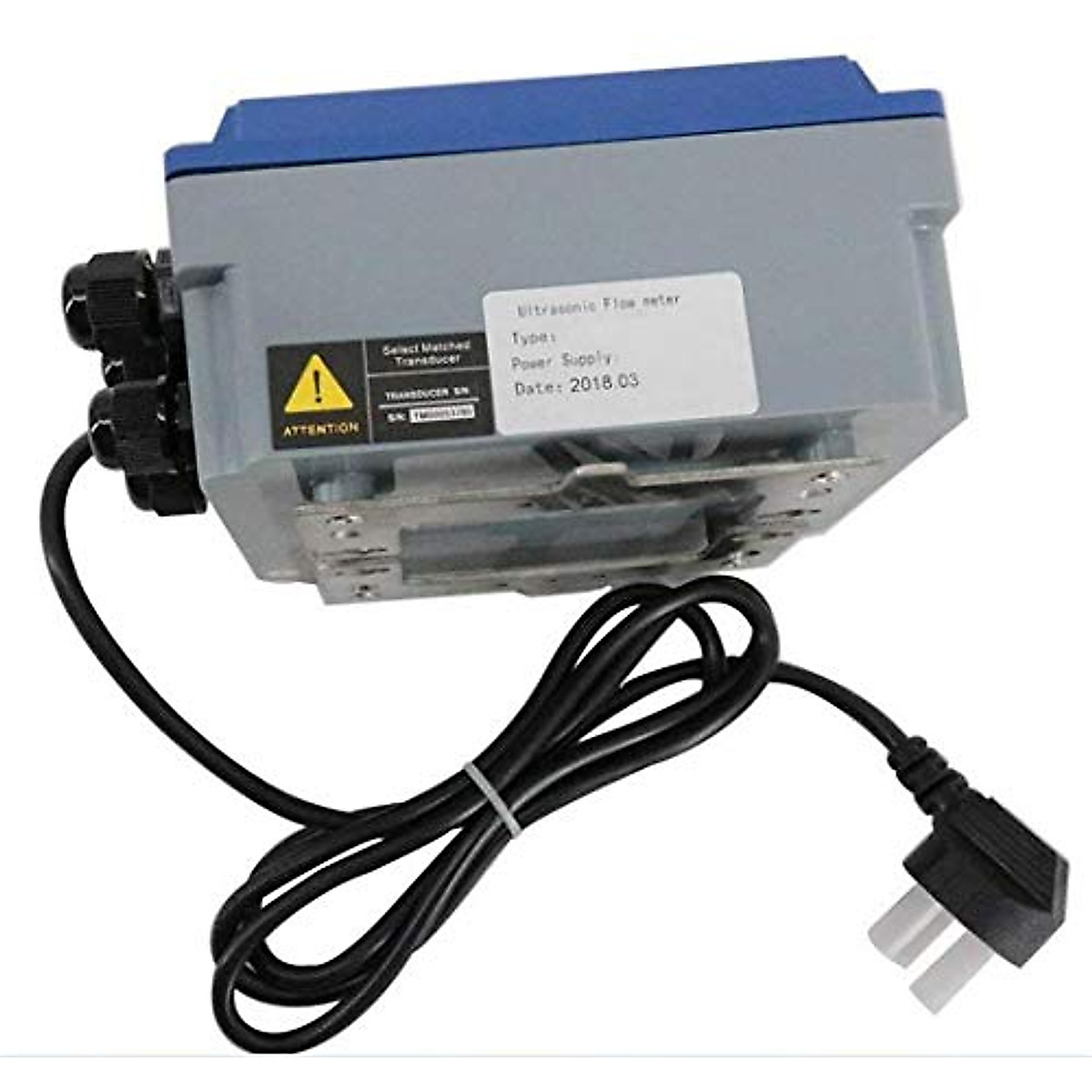 VTSYIQI Ultrasonic Flow Meter Flowmeter DN25mm-DN100mm TUF-2000B Wall Mounted Type RS485 Interface IP67 Protection TS-2 Transducer