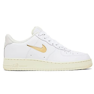 Nike Men's Air Force 1 '07 LX Basketball Shoes, White/Pale Vanilla-coconut M, 10