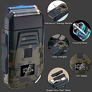 CHIN Elcetric Razor for Men, Foil Head Shavers for Bald Men, Beard Trimmer for Men, Shaving Machine…