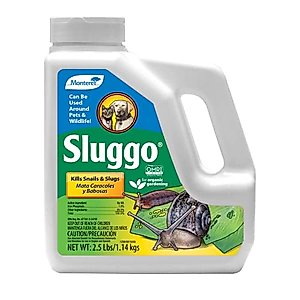 Monterey - Sluggo - Wildlife and Pet Friendly Snail & Slug Killer, OMRI Listed for Organic Gardening - 2.5-Pounds