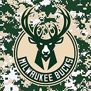 Skinit Decal Gaming Skin Compatible with PS4 Pro/Slim Controller - Officially Licensed NBA Milwaukee Bucks Camo Digi Design