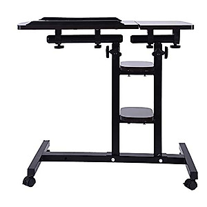 Zewuai Home Office Desk Can Be Raised and Lowered Folding Computer Desk 64cm40cm -U.S. Shipping